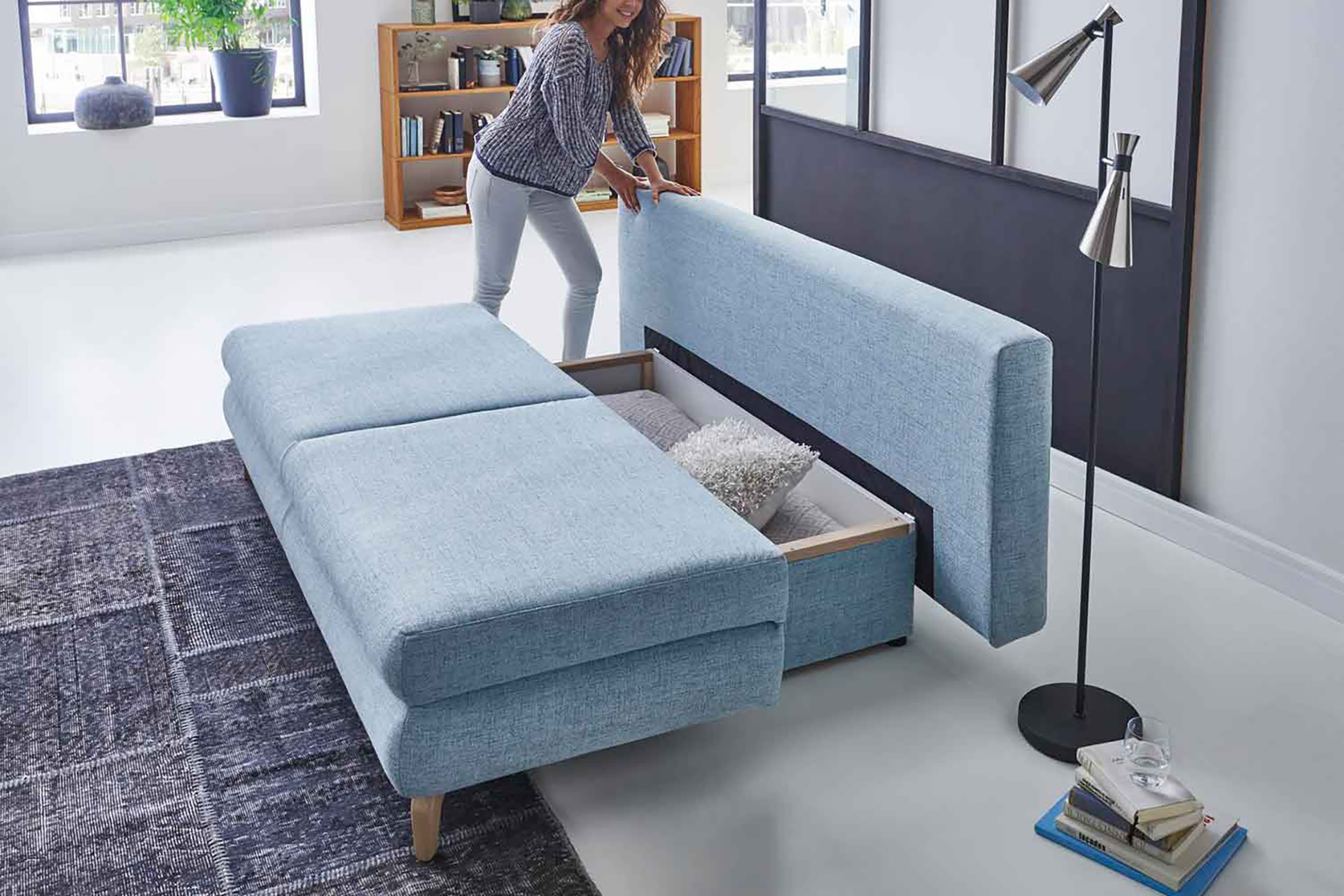 Schlafcouch Mit Bettkasten